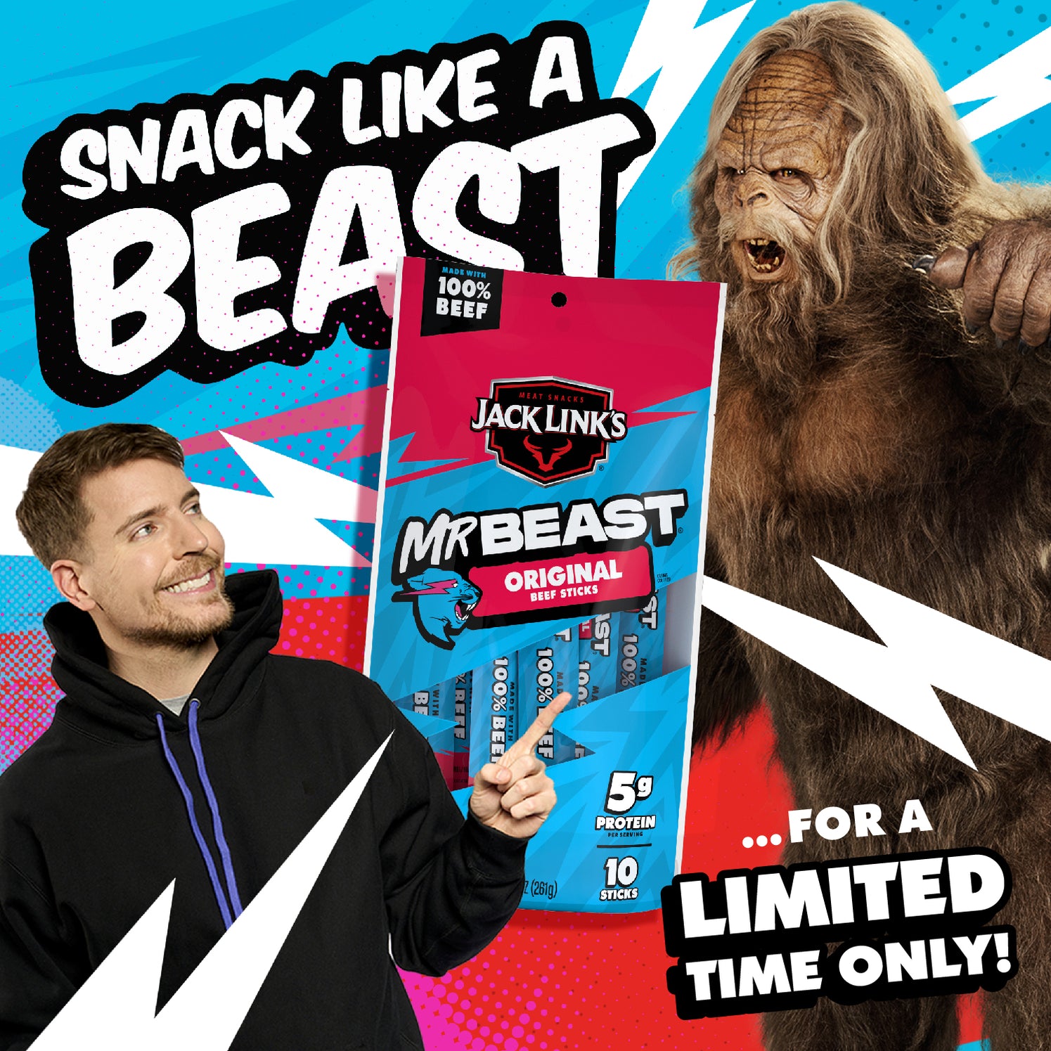 MrBeast x Jack Link's | MrBeast x Jack Link's | Snack like a beast