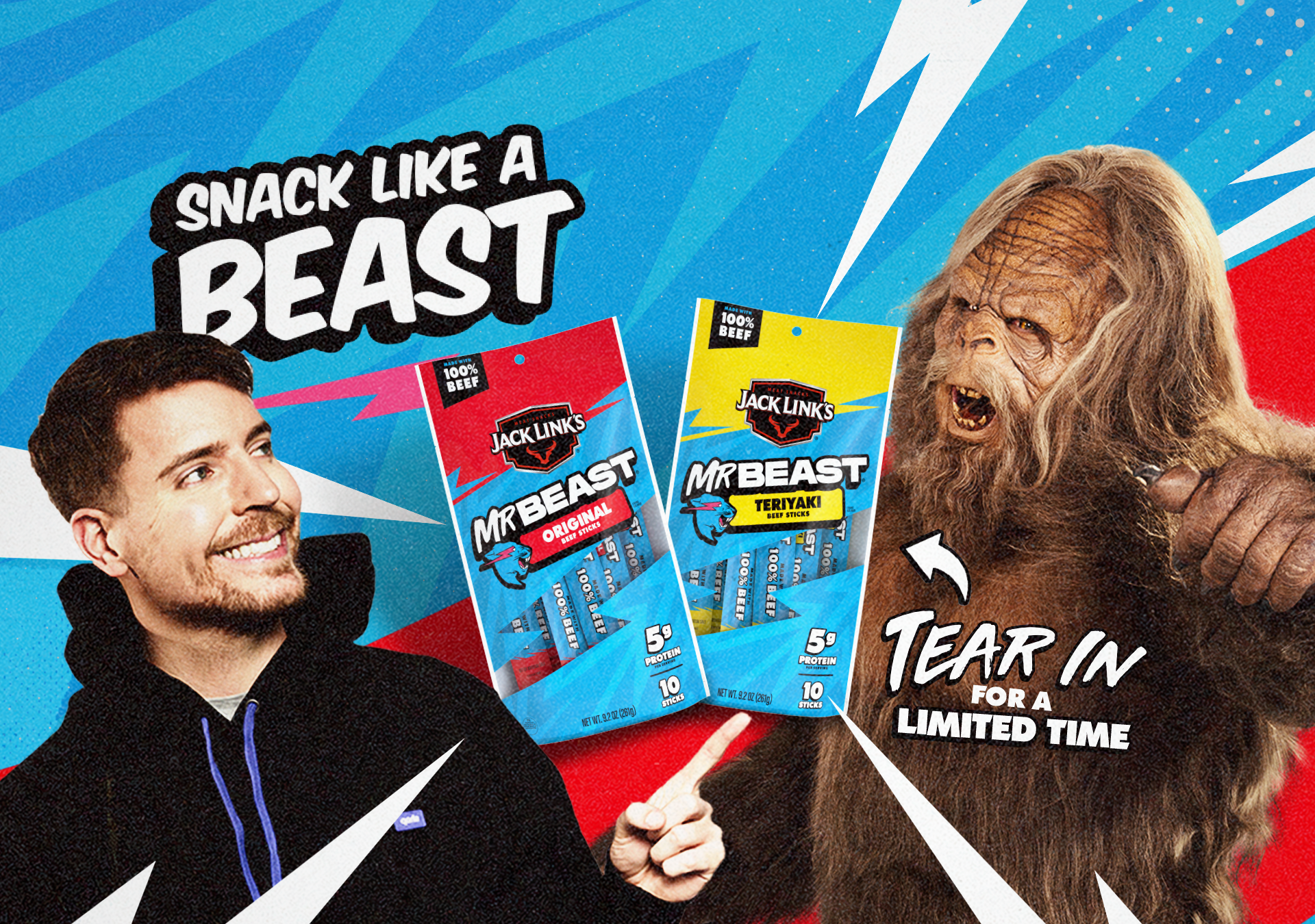 MrBeast x Jack Link's | MrBeast x Jack Link's | Snack like a beast